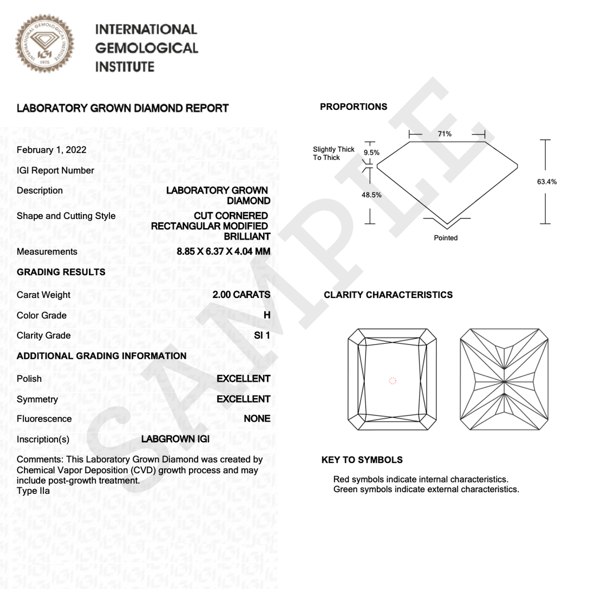 5 Ct Radiant Lab Diamond & 1.50 Ctw Wide Band Engagement Ring