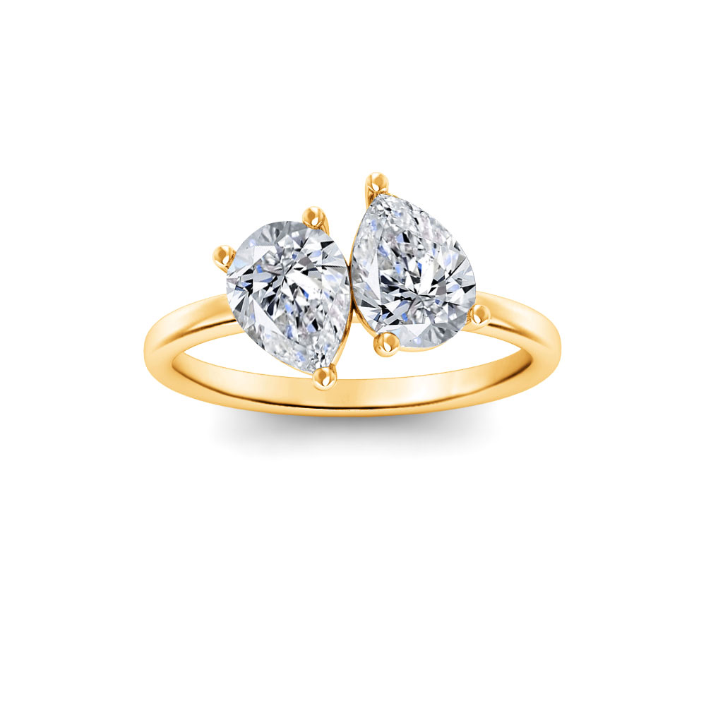 Pear Shaped Diamond Engagement Rings at Slate & Tell