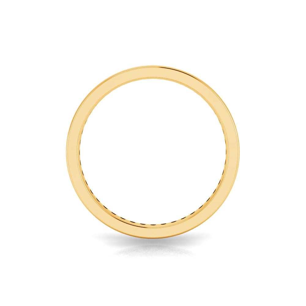 .50 Ctw Emerald Channel Set Birthstone Eternity Ring