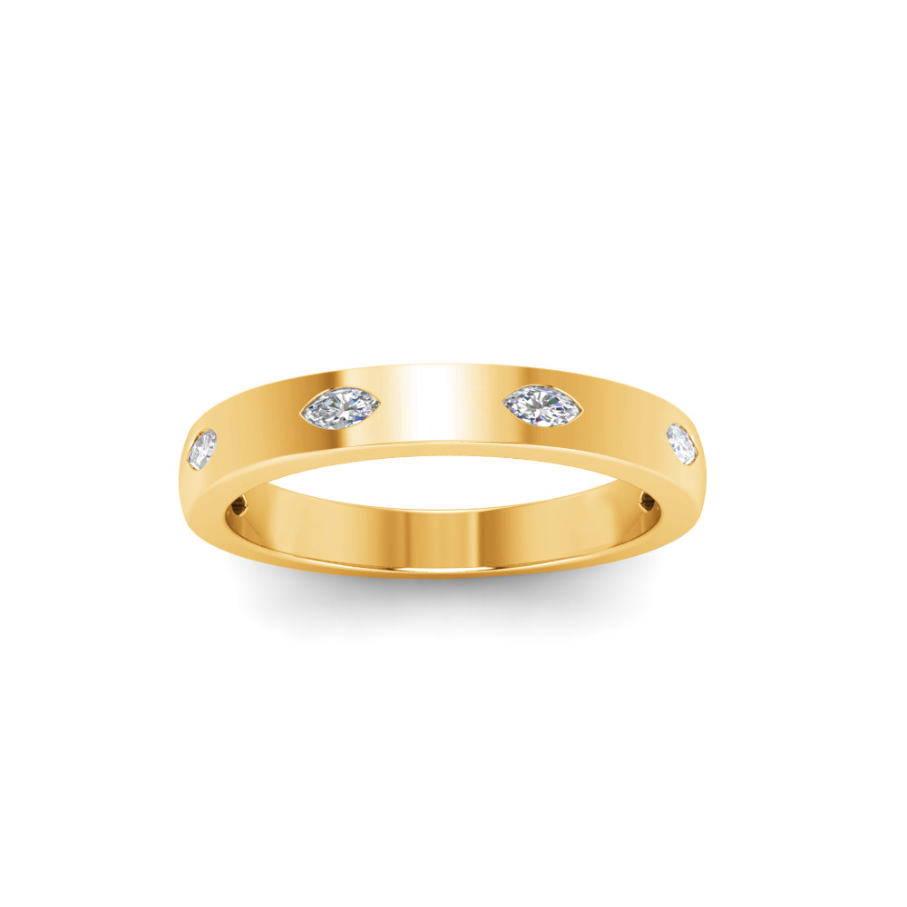 Diamond Wedding Rings | Moissanite and CZ Eternity Bands in Gold